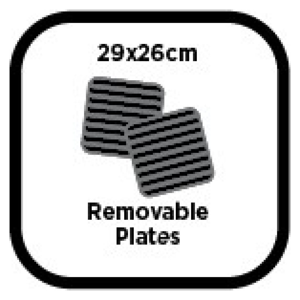 Black+Decker - 2000W Health Grill, Black/Silver, CG2000-B5 - Anasia Shop